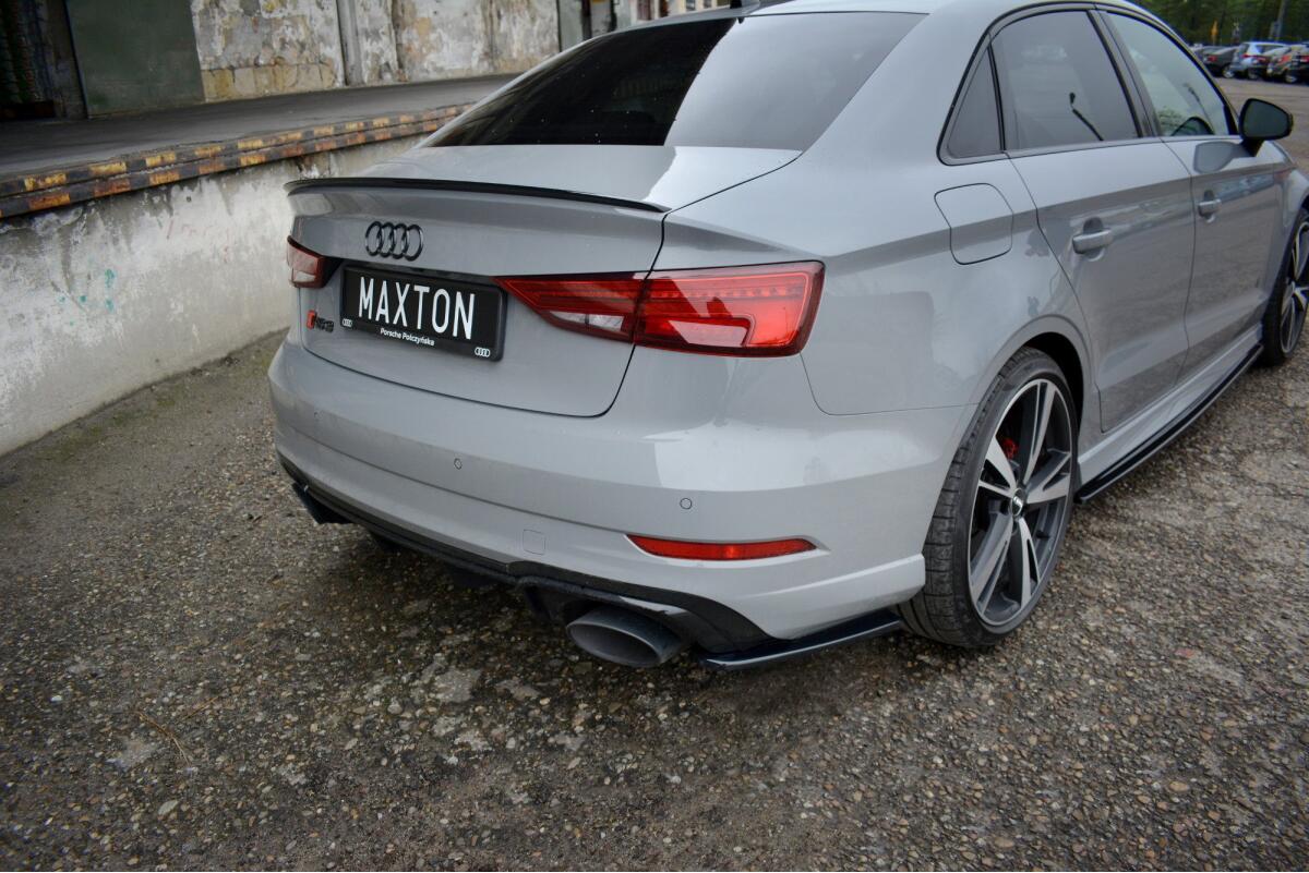 Maxton Design Diffusor Flaps für Audi RS3 8V Limousine Facelift Hochgl