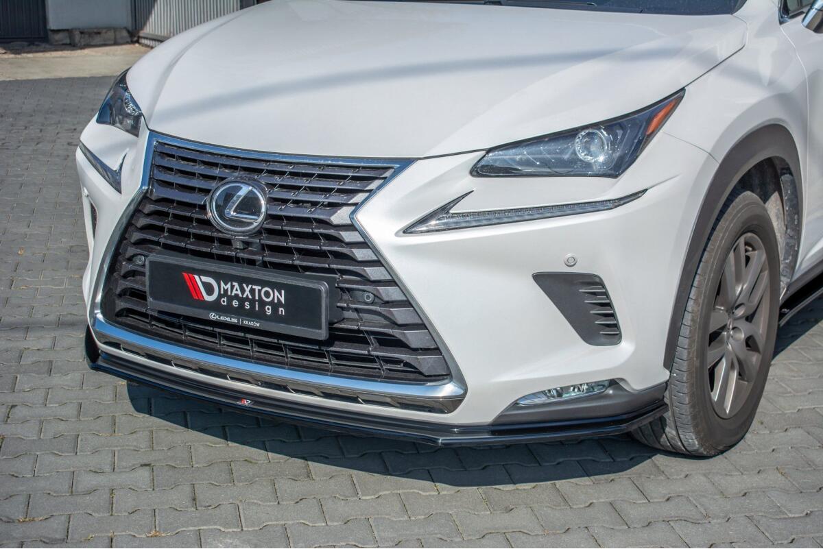 Maxton Design Frontlippe für Lexus NX Facelift Hochglanz schwarz