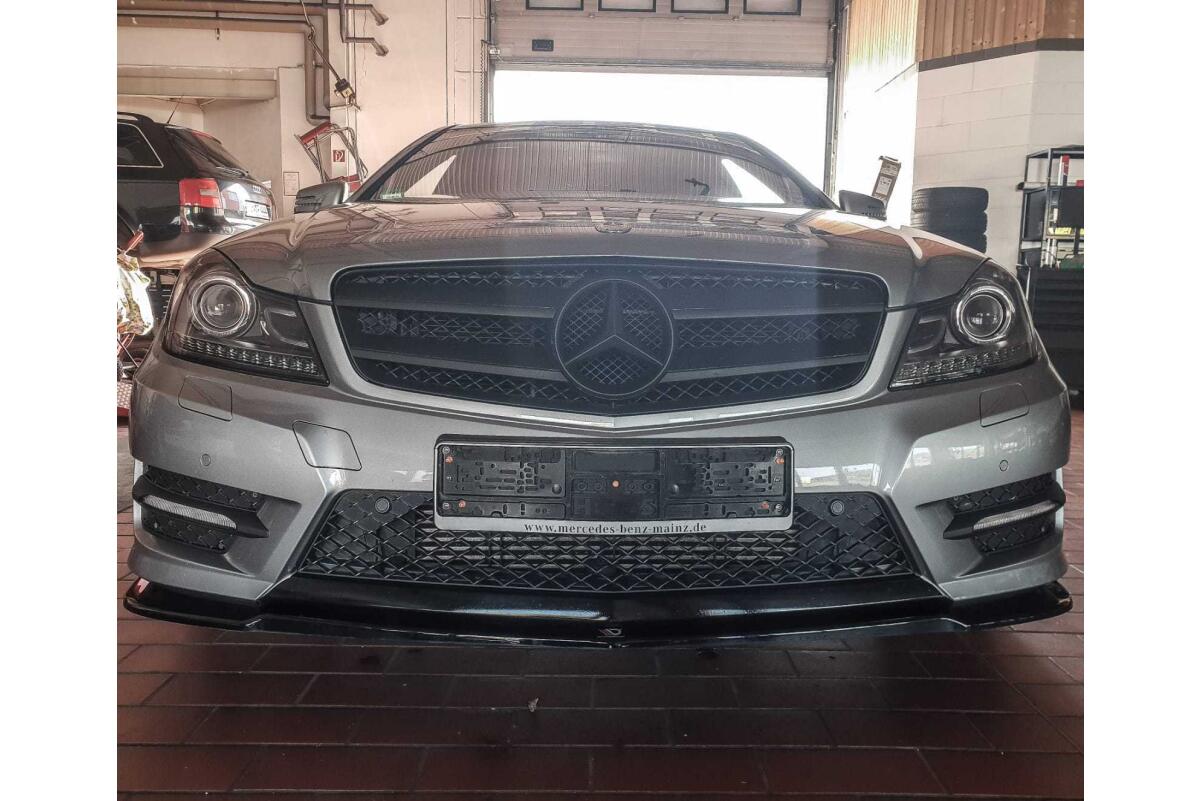 Maxton Design Frontlippe für Mercedes C-Klasse W204 AMG-Line Facelift