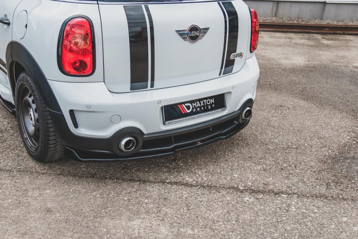 Maxton Design Heckdiffusor für Mini Countryman Mk1 JCW Hochglanz schwa