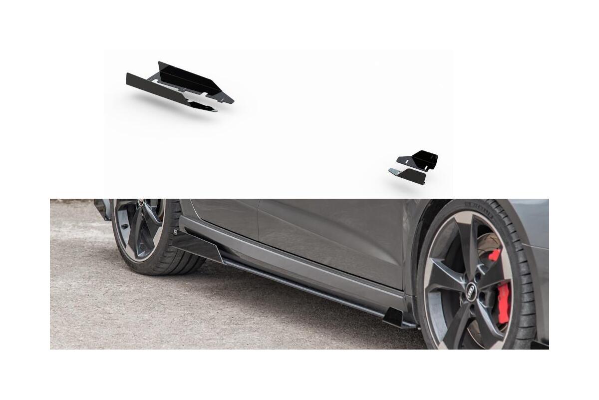 Maxton Design Street Pro Schweller Flaps Wings für Audi RS3 8V Sportba