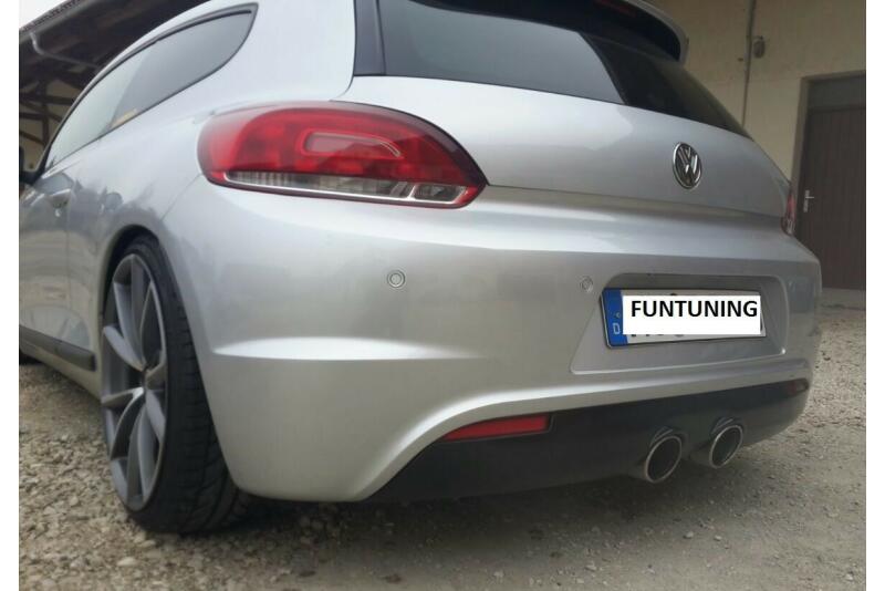Sportauspuff + Heckdiffusor R32 Look für VW Scirocco III R-L, 439,00