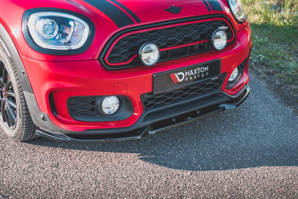 Maxton Design Frontlippe V.1 für Mini Countryman Mk2 F60 JCW Hochglanz