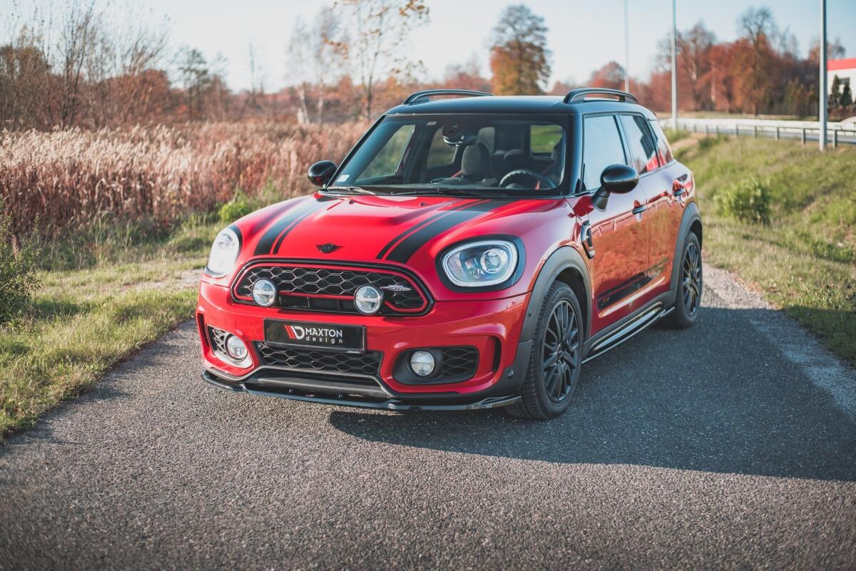 Maxton Design Frontlippe V.2 für Mini Countryman Mk2 F60 JCW Hochglanz