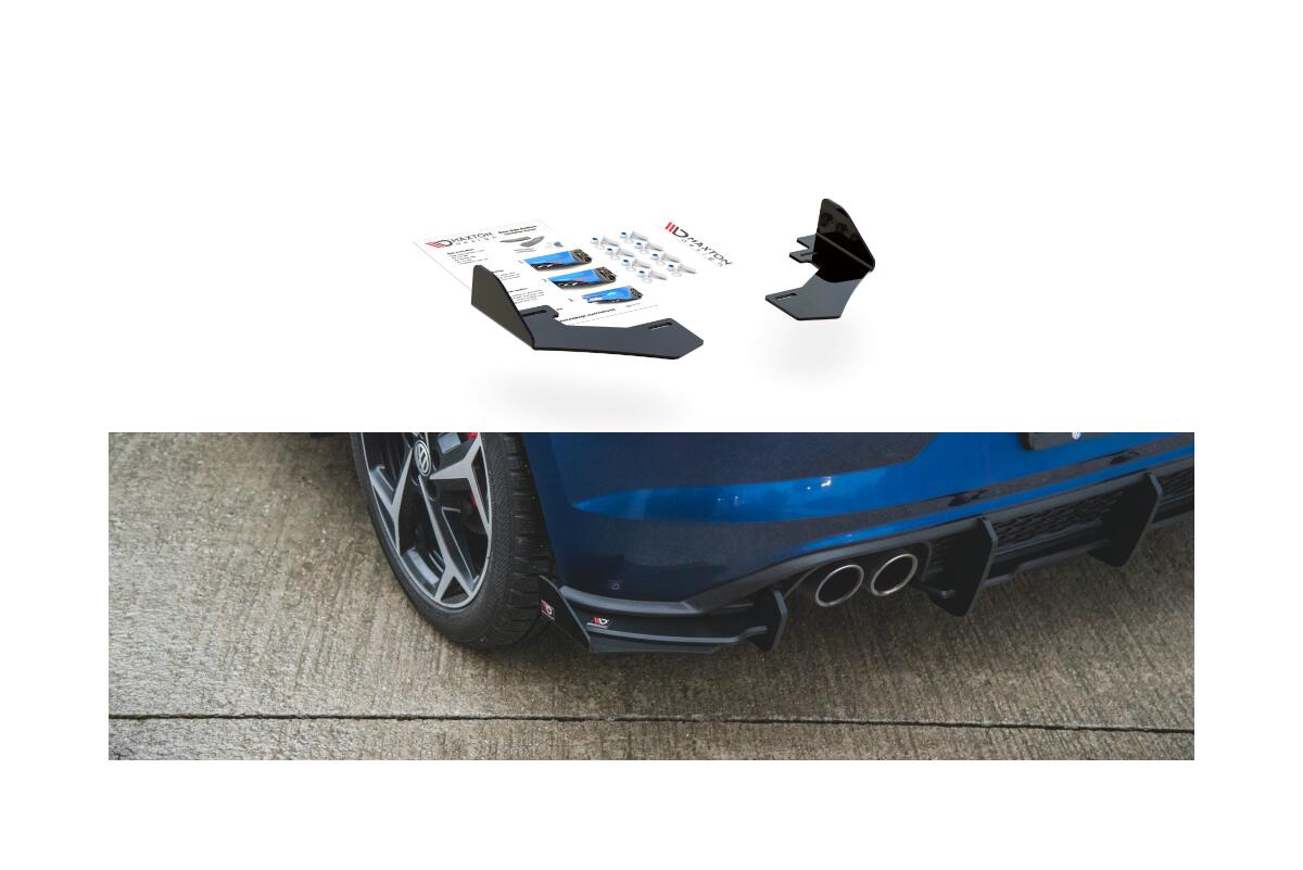 Maxton Design Street Pro Heckdiffusor Flaps für VW Polo 6 GT