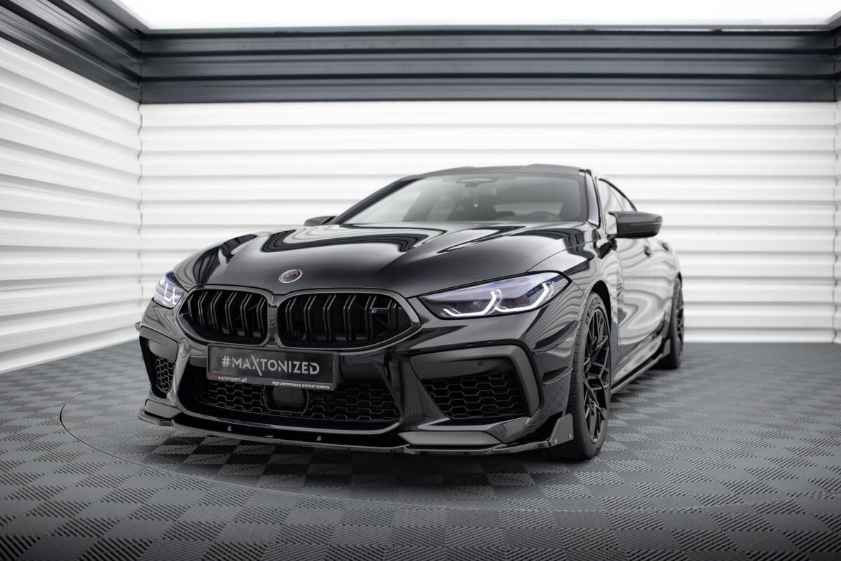 Maxton Design Frontlippe mit Flaps V.1 für BMW M8 Gran Coupe, 249,00