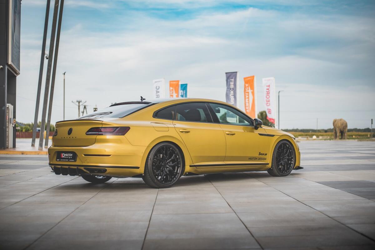 Maxton Design Street Pro Heckdiffusor für VW Arteon R-Line matt mit ro
