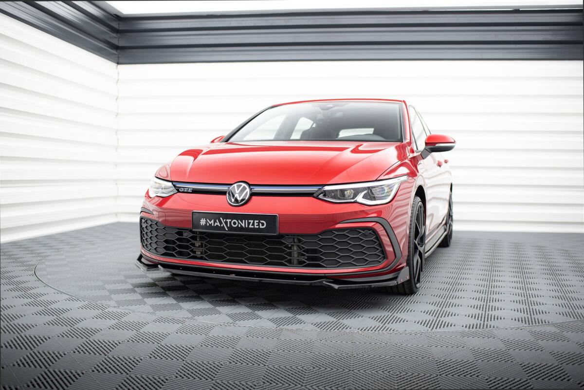 Maxton Design Frontlippe V.2 mit Flaps für VW Golf 8 GTI / G, 249,00
