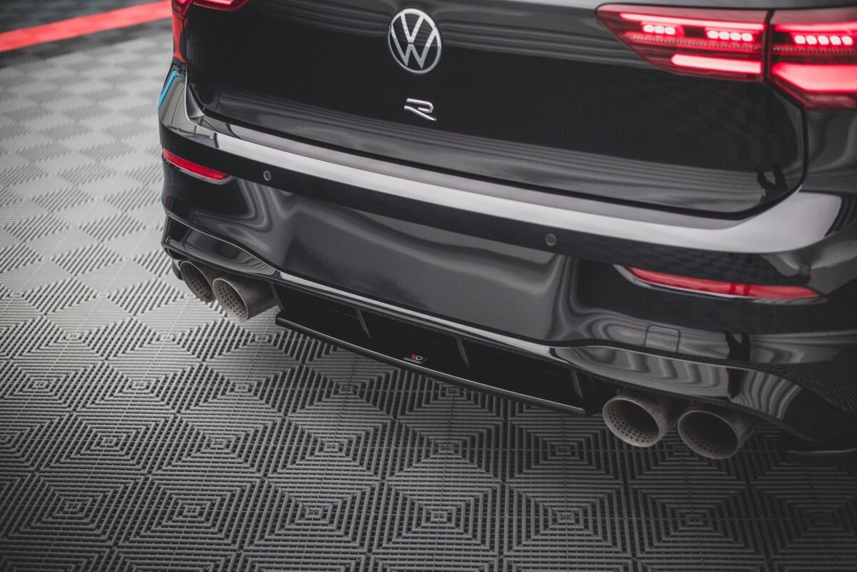 Maxton Design Heckdiffusor für VW Golf 8 R Hochglanz schwarz, 89,00