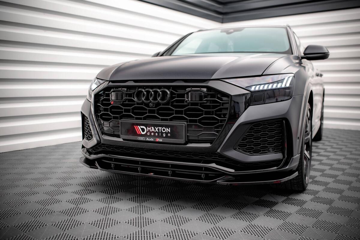 Maxton Design Frontlippe V.2 für Audi RSQ8 Mk1 Hochglanz sch, 219,00