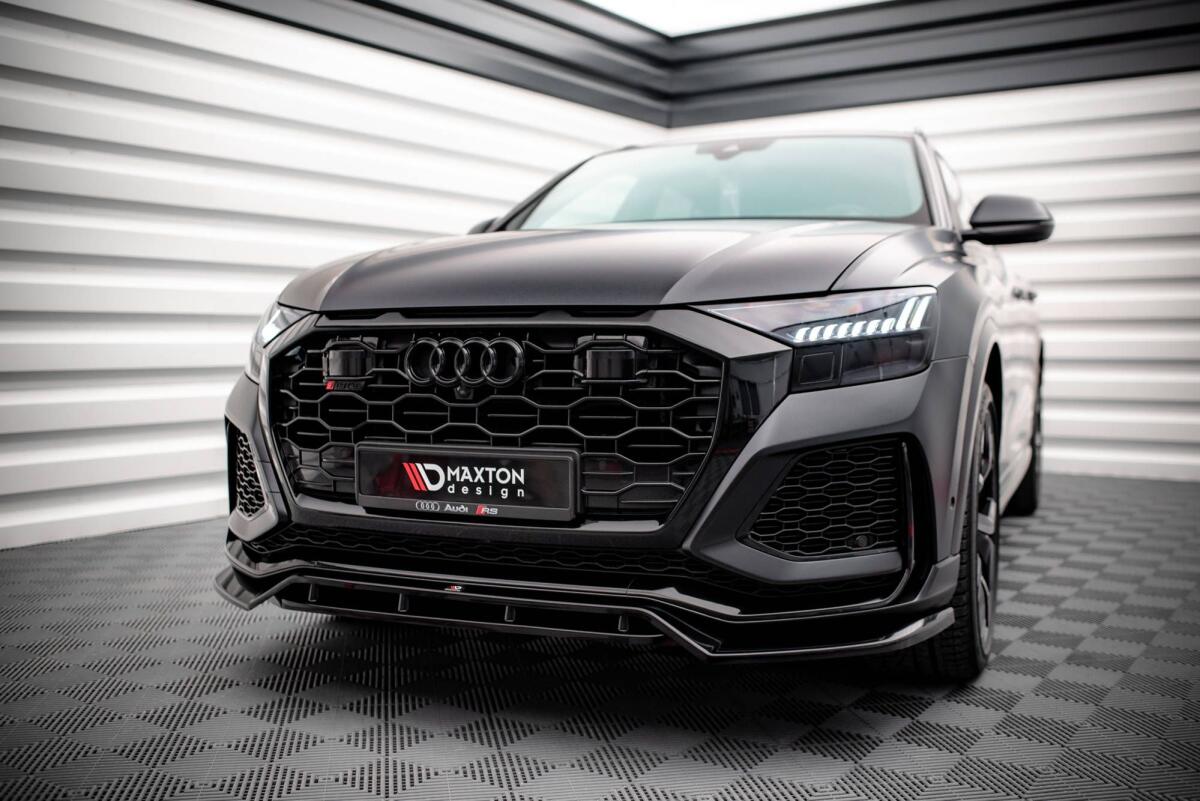Maxton Design Frontlippe V.3 für Audi RSQ8 Mk1 Hochglanz schwarz