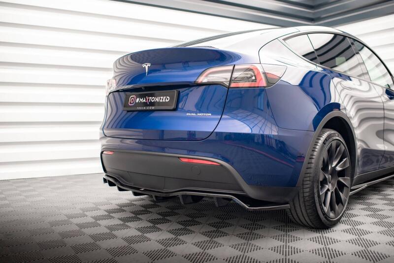 Maxton Design Heckdiffusor DTM Look für Tesla Model Y Hochglanz schwar