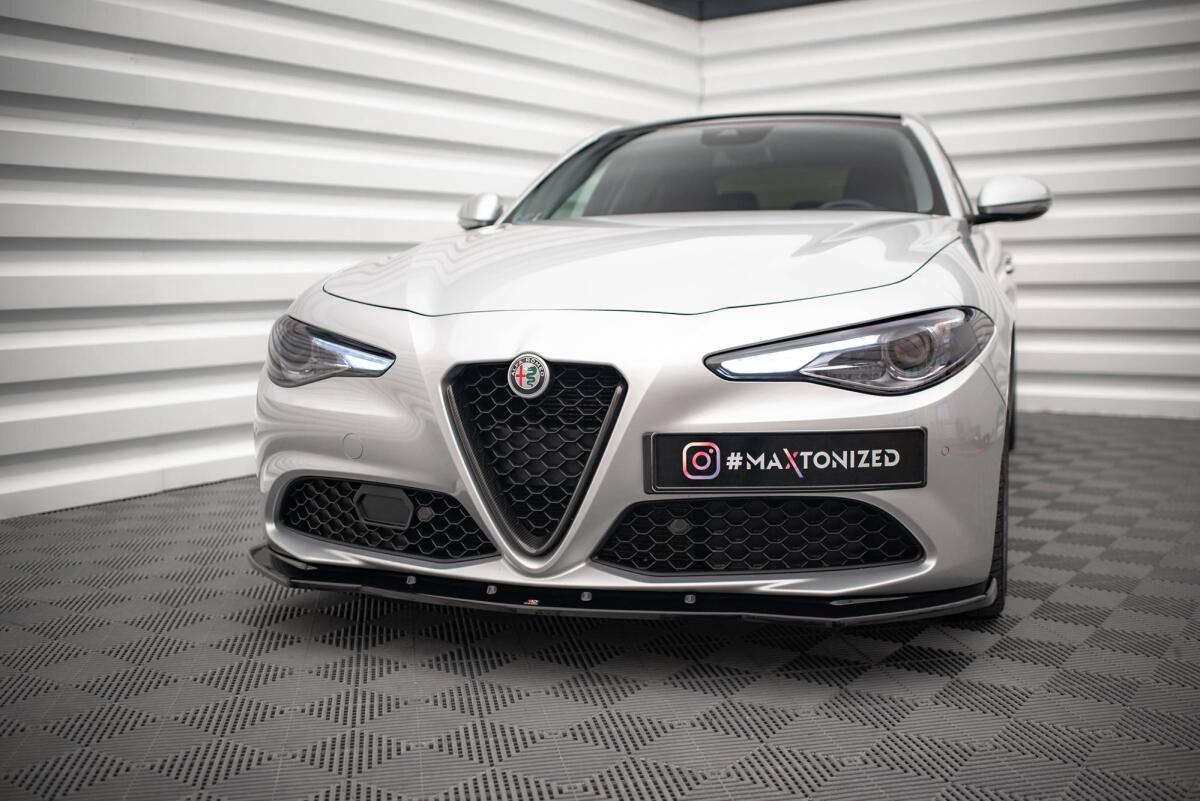 Maxton Design Frontspoilerlippe für Alfa Romeo Giulia Lusso Hochglanz
