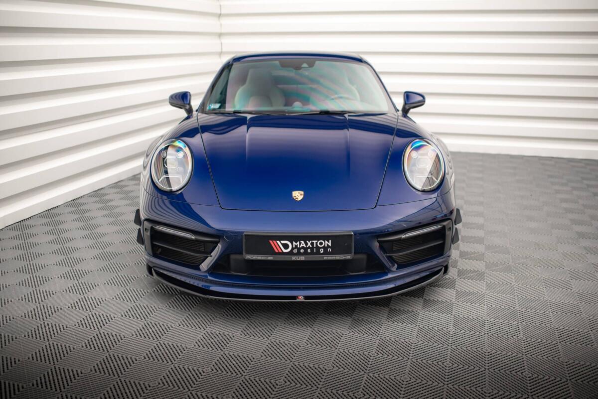 Maxton Design Frontspoilerlippe für Porsche 911 Carrera Aero 992 Hochg