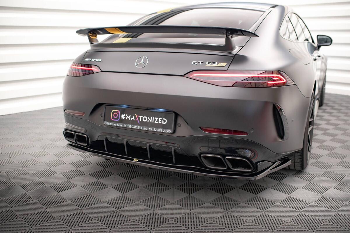 Maxton Design Heckdiffusor DTM Look für Mercedes-AMG GT 63S 4-Door Cou