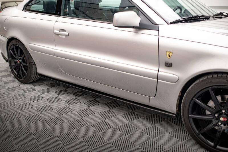 Maxton Design Seitenschweller (Paar) für Volvo C70 Mk1 Hochglanz schwa