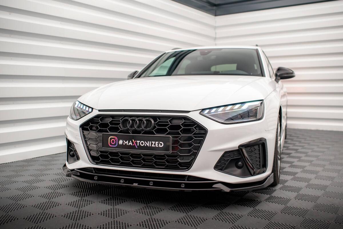 Maxton Design Frontlippe V.1 für Audi A4 S-Line / S4 B9 Facelift Hochg