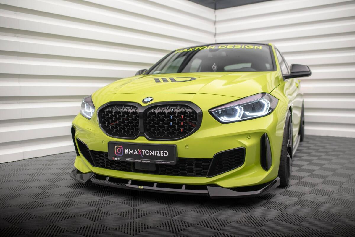 Maxton Design Frontlippe V.6 für BMW 1er F40 M-Paket / M135i Hochglanz