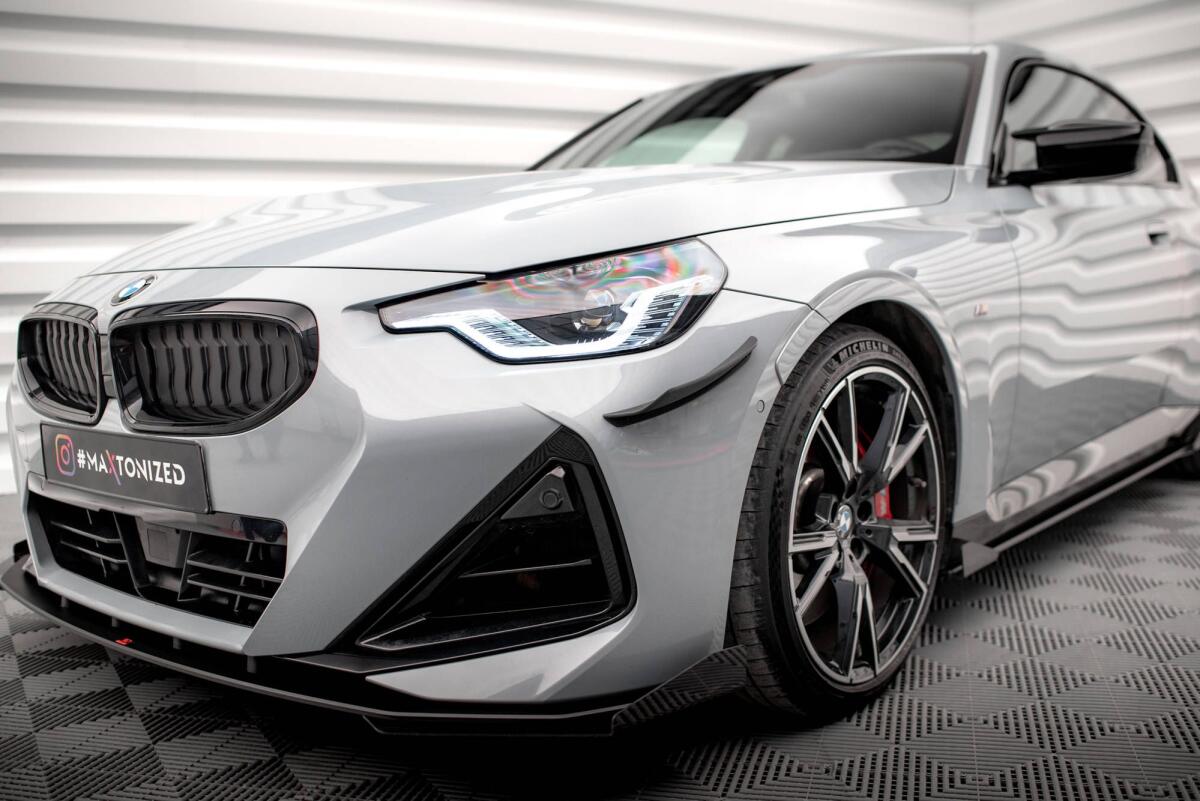 Maxton Design Stoßstangen Flaps Wings für BMW 1er F40 M Paket / M135i