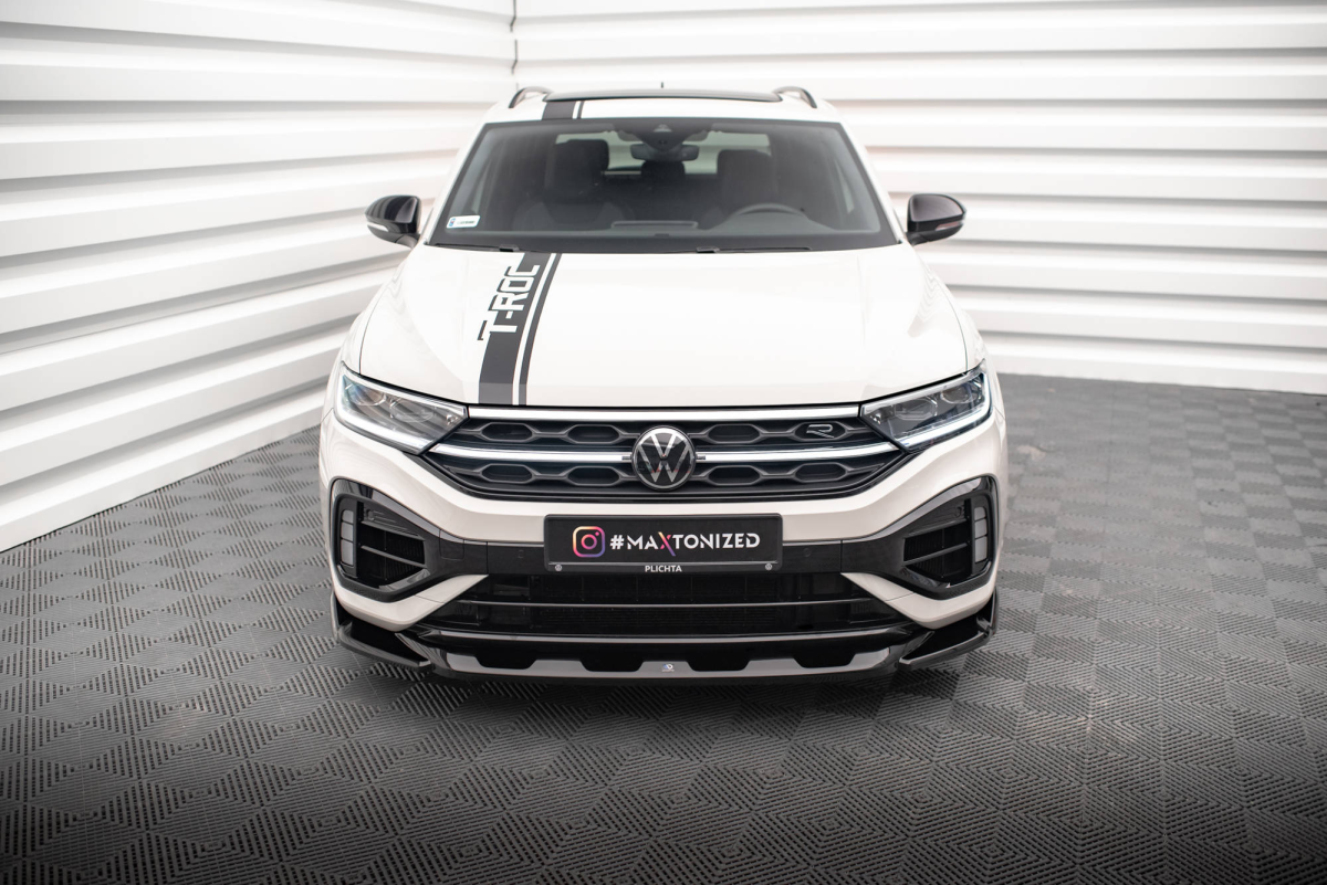Maxton Design Frontlippe V.2 für Volkswagen T-Roc R / R-Line, 199,00