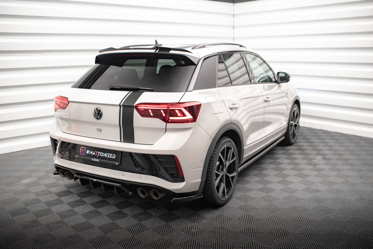Maxton Design Diffusor Flaps für Volkswagen T-Roc R / R-Line, 89,00