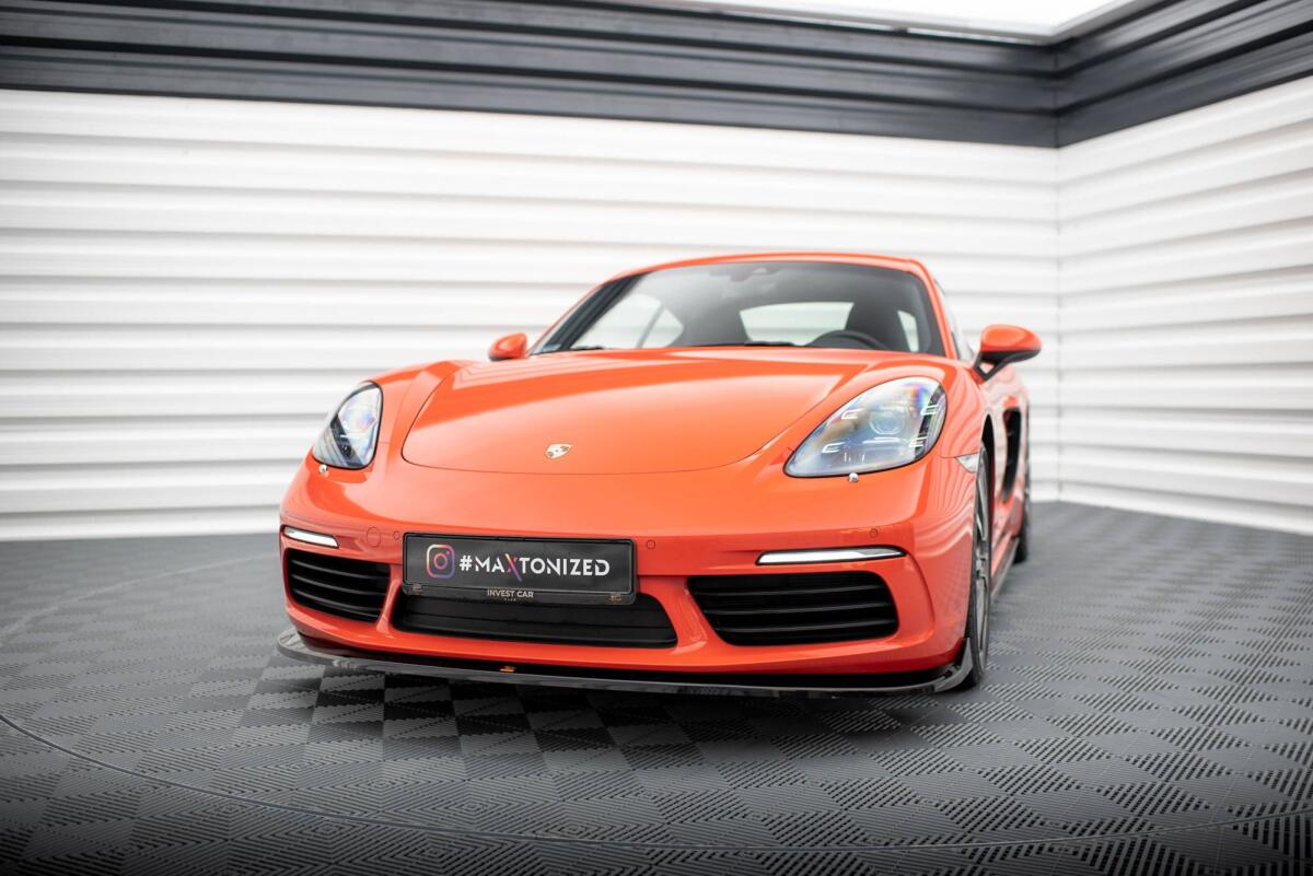 Maxton Design Frontlippe V.2 für Porsche 718 Cayman 982c Hoc, 199,00