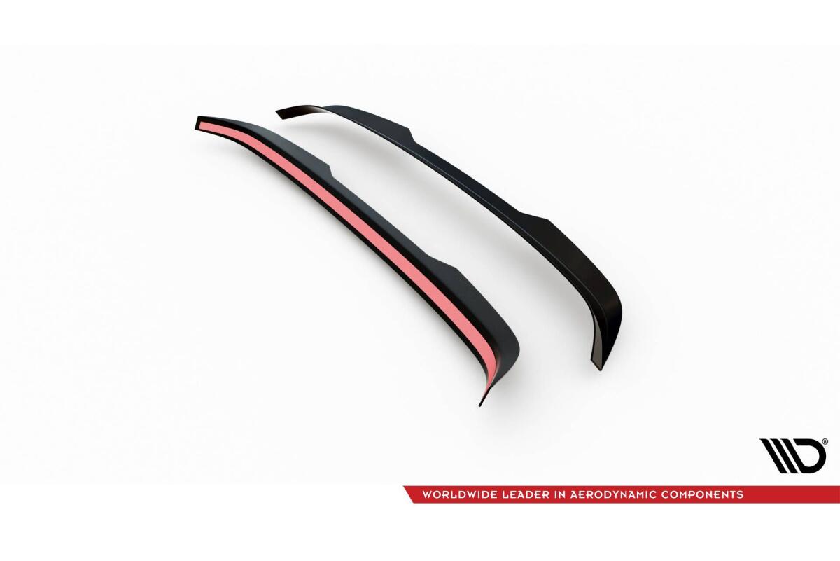 Maxton Design Heckspoiler Lippe für Volkswagen Taigo R-Line Mk1 Hochgl