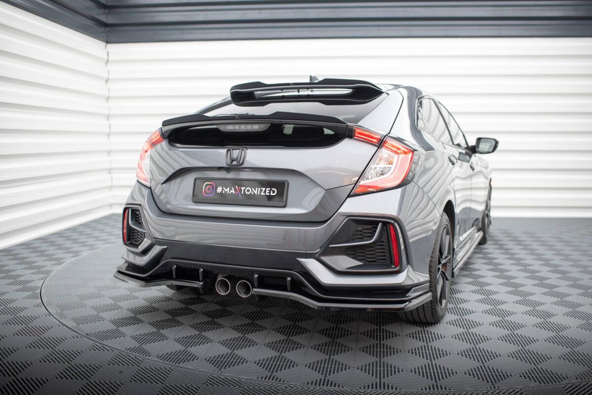 Maxton Design Heckdiffusor DTM Look für Honda Civic Sport Mk 10 Hochgl