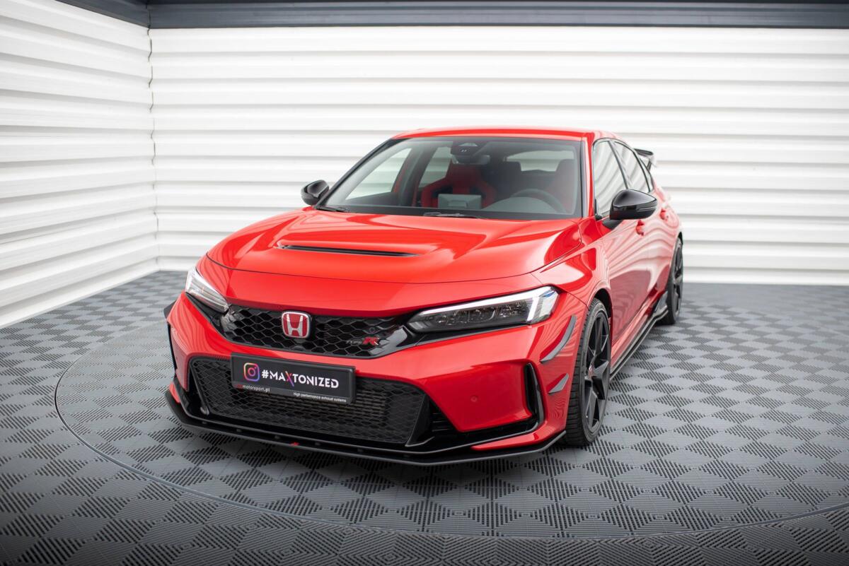Maxton Design Street Pro Frontlippe für Honda Civic Type-R Mk 11 schwa