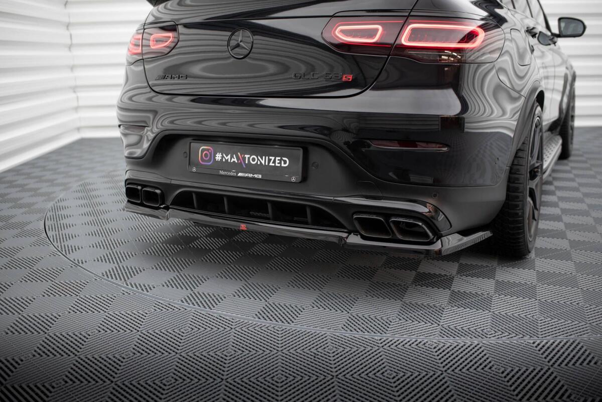 Maxton Design mittlerer Heckdiffusor DTM Look für Mercedes-AMG GLC 63