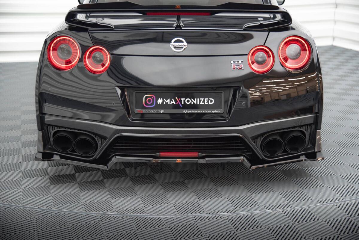 Maxton Design mittlerer Heckdiffusor DTM Look für Nissan GTR R35 Facel