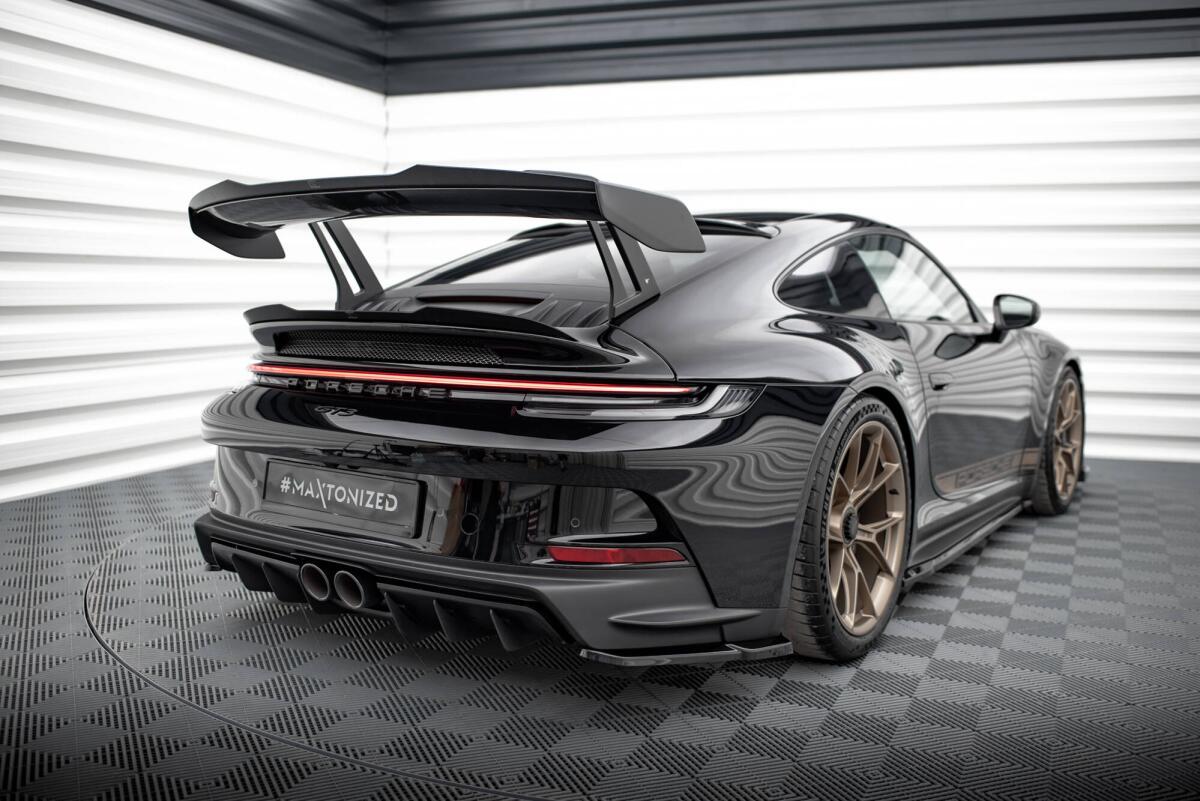 Maxton Design Diffusor Flaps für Porsche 911 992 GT3 Hochgla, 89,00