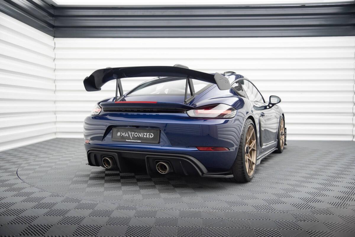Maxton Design Diffusor Flaps für Porsche 718 Cayman GT4 RS 9, 89,00