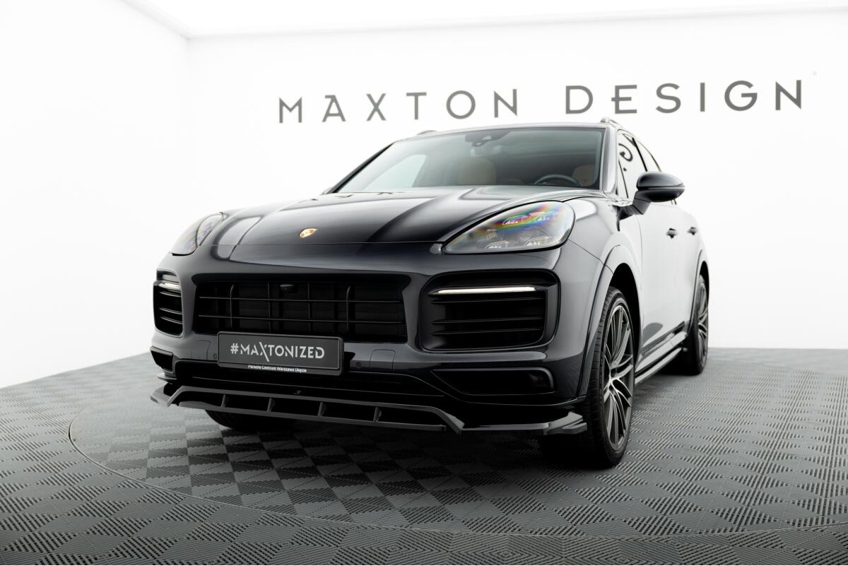 Maxton Design Frontlippe für Porsche Cayenne Sport Design Mk, 249,00
