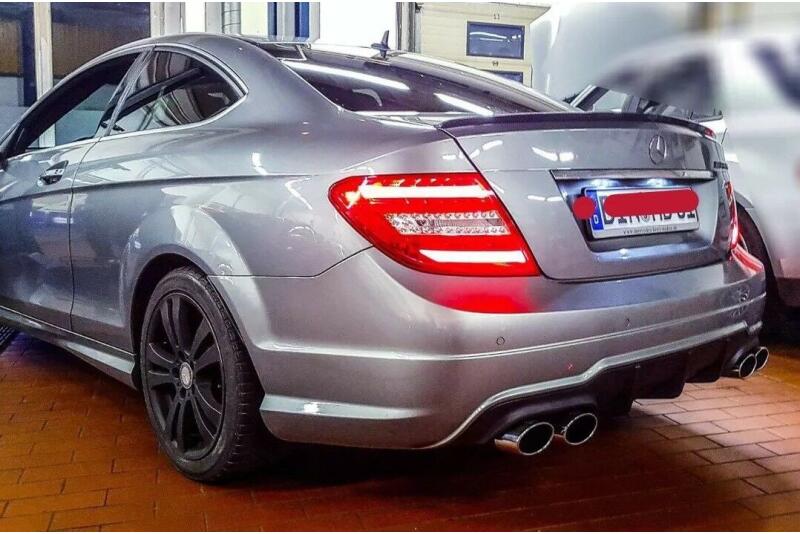 Heckdiffusor AMG-Look für Mercedes W204 Facelift ab 03/2017 AMG-Line H