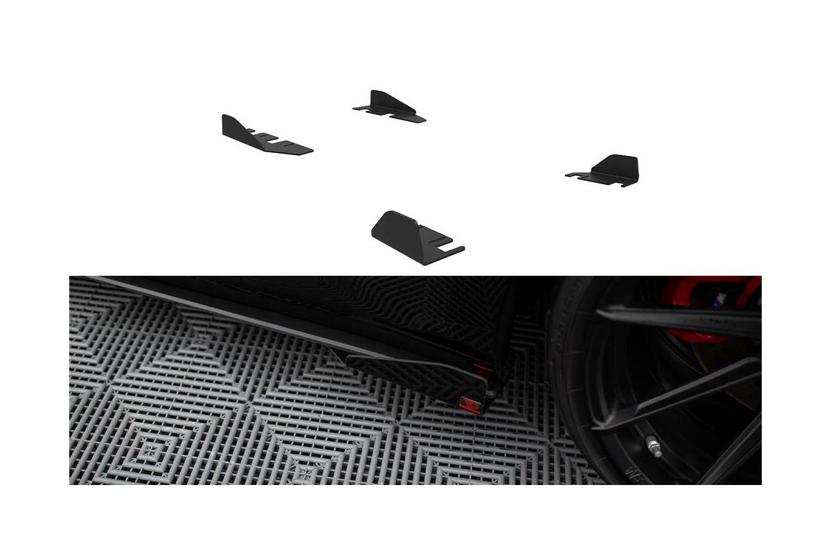 Maxton Design Side Flaps BMW M2 G87 Hochglanz schwarz, 59,00