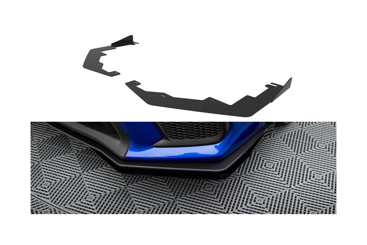 Maxton Design Street Pro Frontlippen-Flaps für Subaru WRX STI Mk1 Face