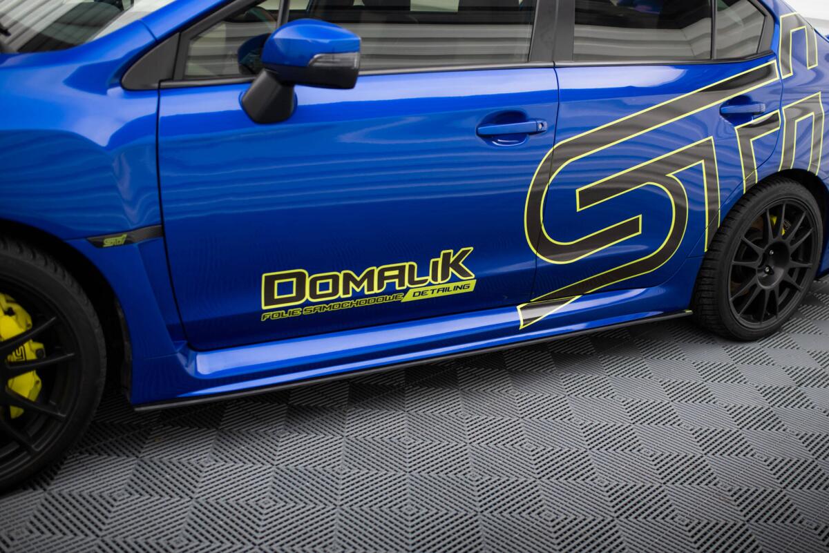 Maxton Design Street Pro Seitenschweller für Subaru WRX STI Mk1 Schwar