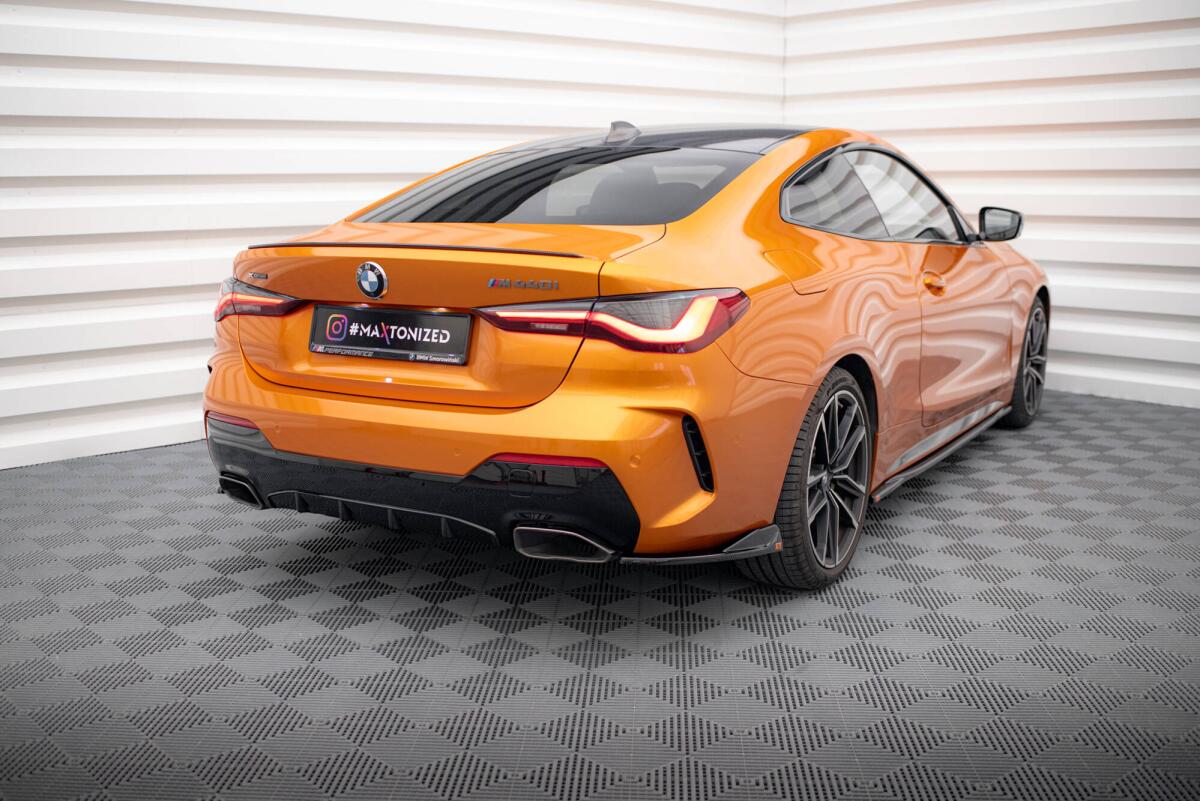 Maxton Design Diffusor Flaps V.2 für BMW M440I G22 Hochglanz schwarz
