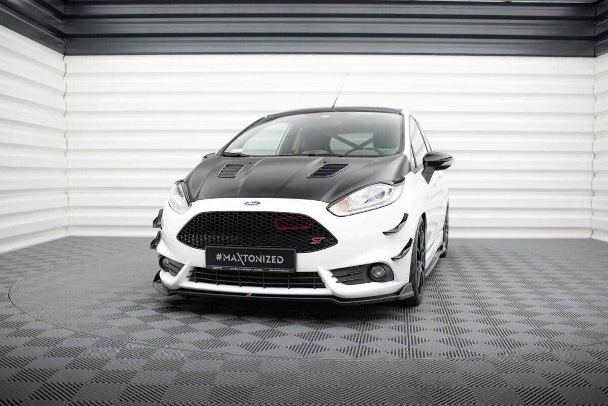 Maxton Design Frontlippe V.5 für Ford Fiesta ST Mk7 Facelift Hochglanz