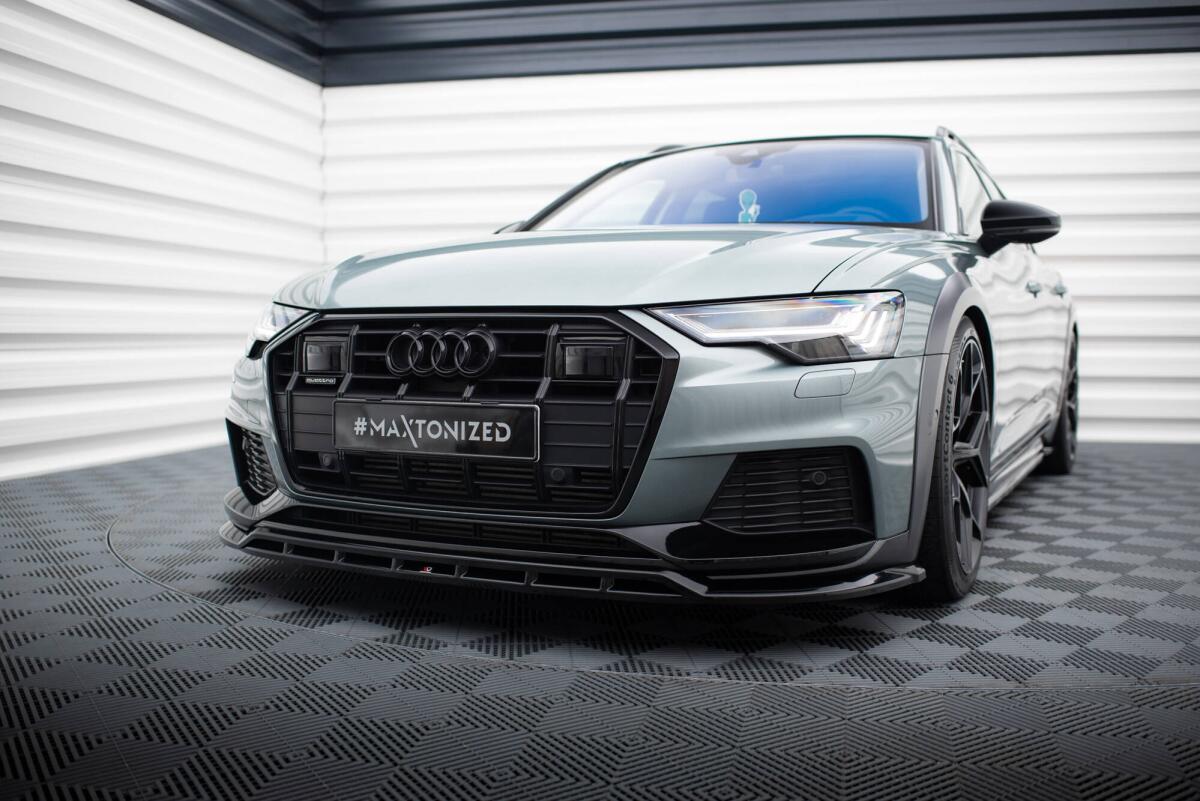 Maxton Design Frontlippe für Audi A6 Allroad C8 Hochglanz sc, 249,00