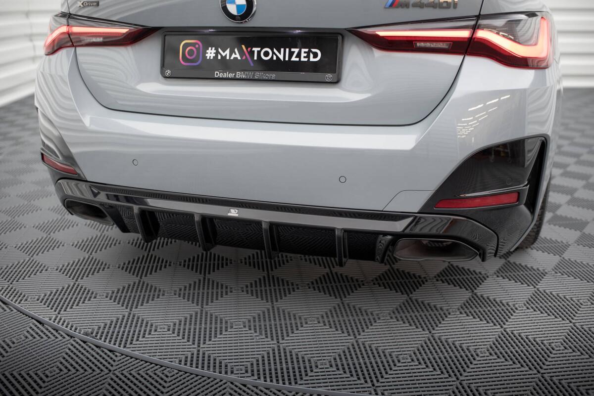 Maxton Design Heckdiffusor für BMW M440i Gran Coupe G26 Hochglanz schw