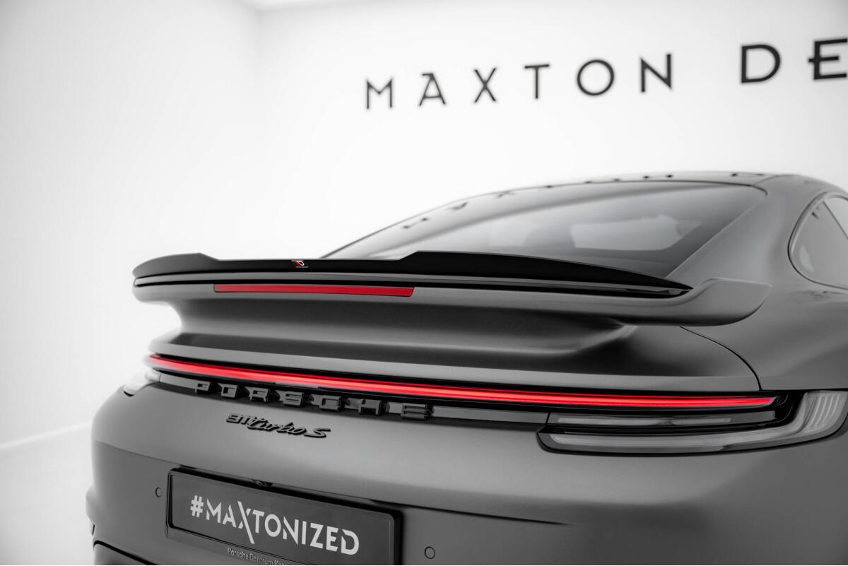 Maxton Design Heckspoiler für Porsche 911 Turbo S Aero Kit 992 Hochgla
