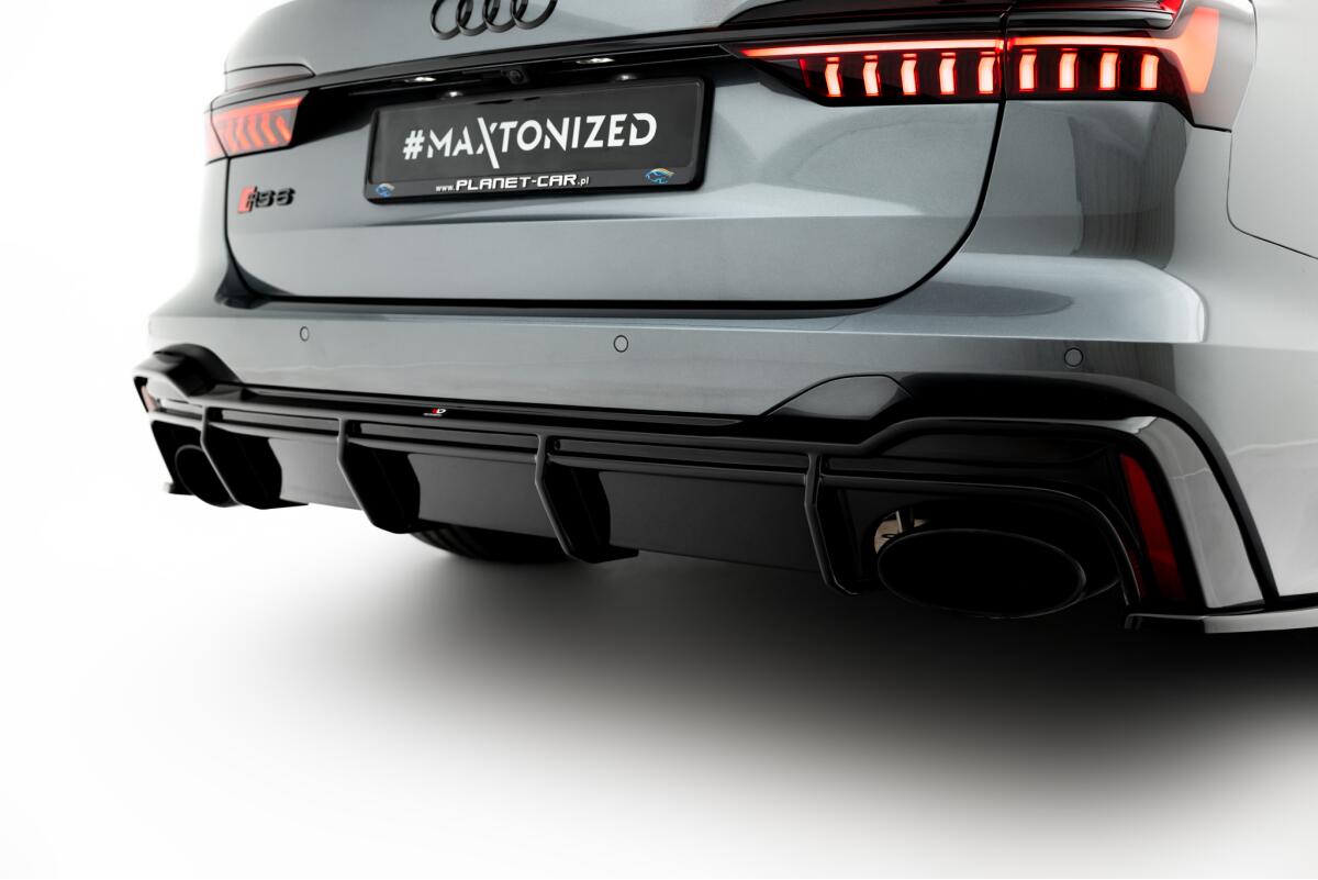 Maxton Design Heckdiffusor für Audi RS6 / RS7 C8 Hochglanz schwarz