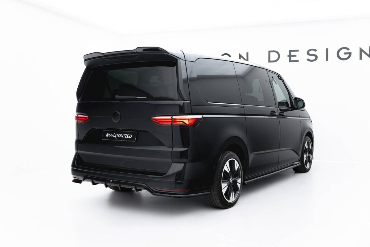Maxton Design Heckdiffusor für VW Multivan Lang T7 Hochglanz schwarz