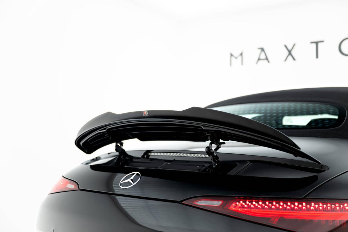 Maxton Design Heckspoiler für Mercedes SL 63 R232 Hochglanz schwarz