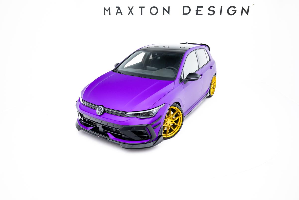 Maxton Design Frontlippe V.4 für VW Golf 8 R Facelift Hochgl, 199,00