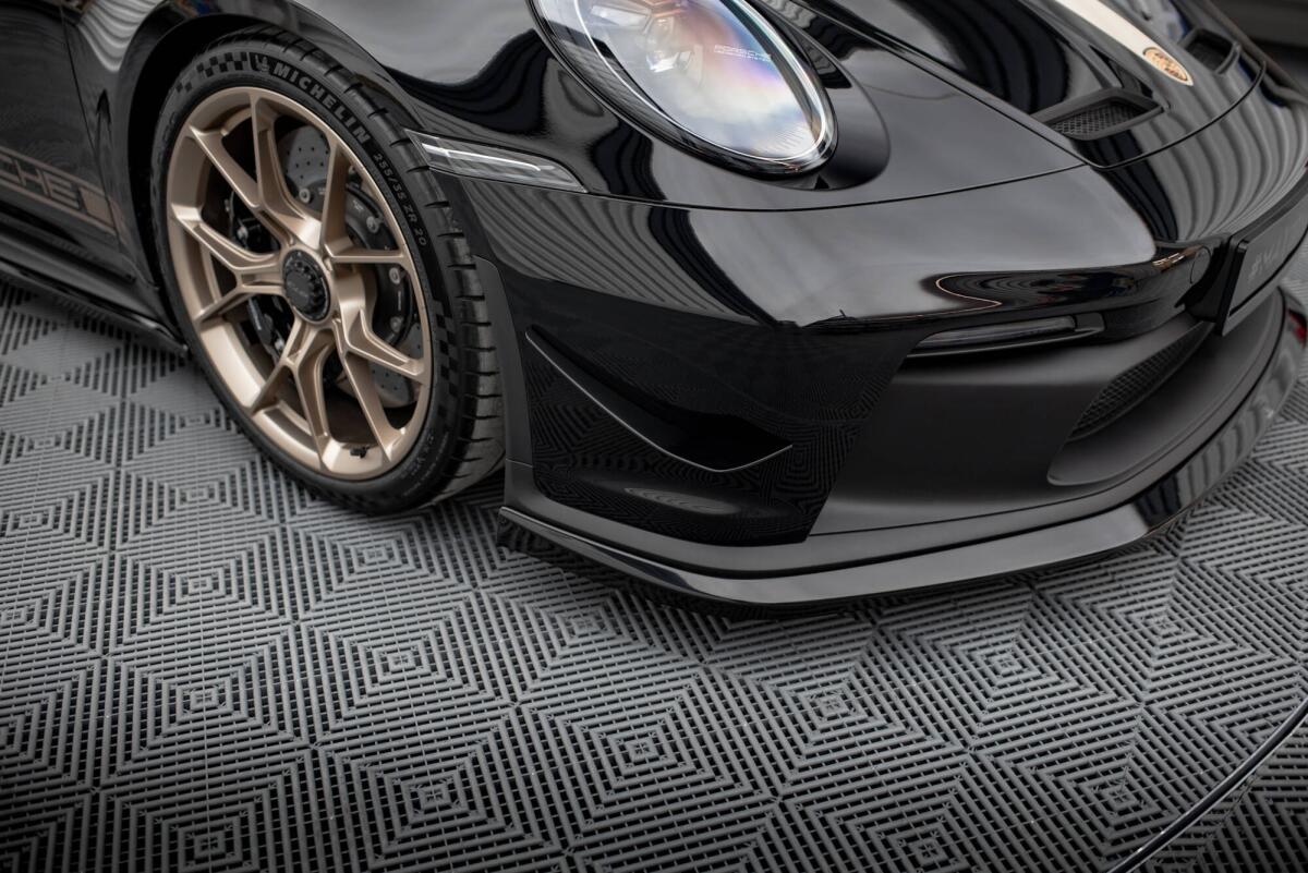 Maxton Design Stoßstangen Flaps Wings für Porsche 911 992 GT, 139,00