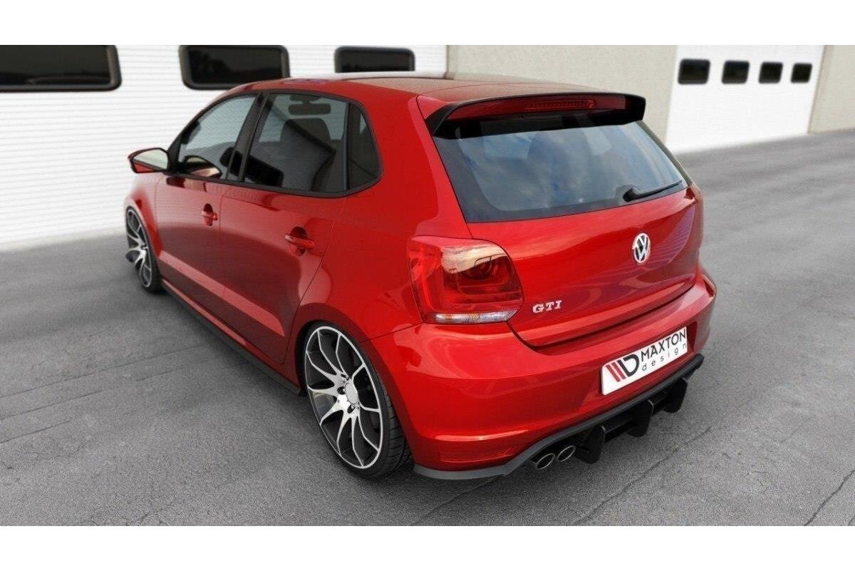 Maxton Design Heckdiffusor für Heckschürze für VW Polo 5 GTI, 169,00