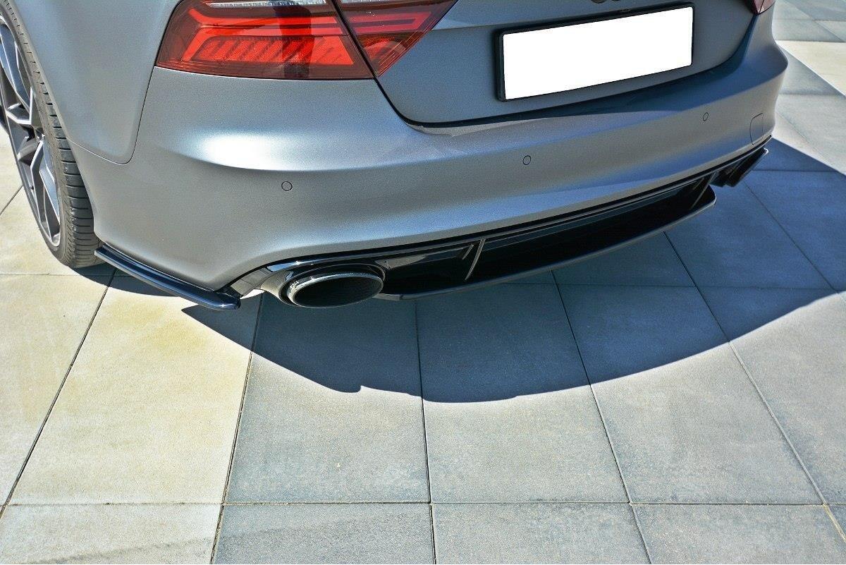 Maxton Design Heckdiffusor für Audi RS7 C7 Facelift Hochglanz schwarz